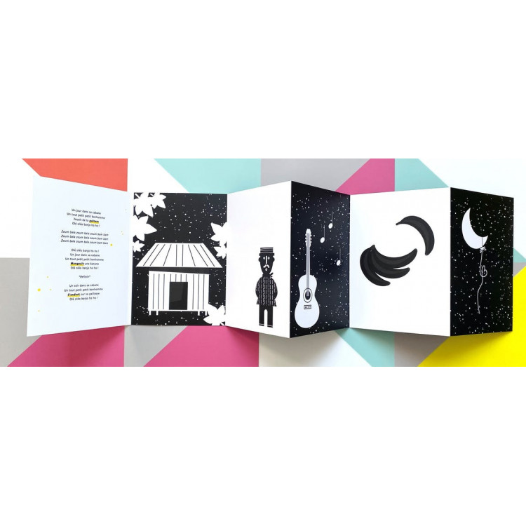 P'tite comptine noir & blanc - Un jour dans sa cabane | La Marmotière