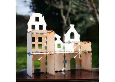 Jeu de construction en bois - Maisons flamandes | Kojo