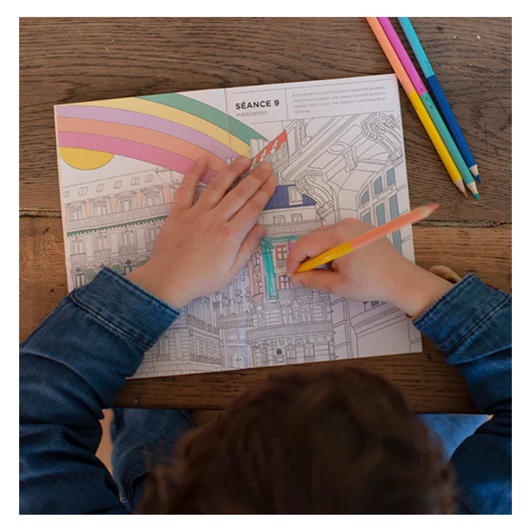 Cahier de coloriages - Méditation colorée | QuiQueQuoi